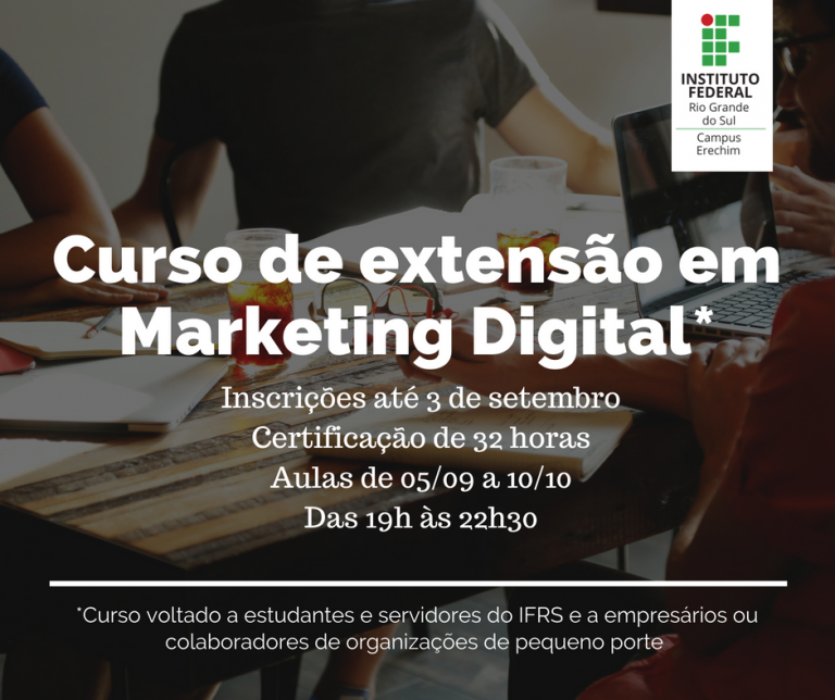 Abertas inscrições para curso gratuito em Marketing Digital - Campus ...