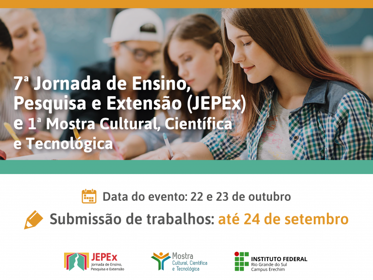 Período para submissão de trabalhos na 7ª JEPEx vai até 24 de setembro ...