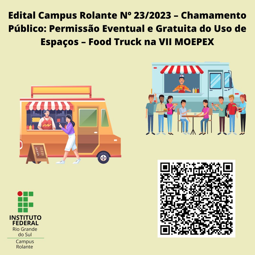 Edital Campus Rolante Nº 23/2023 – Chamamento Público: Permissão ...